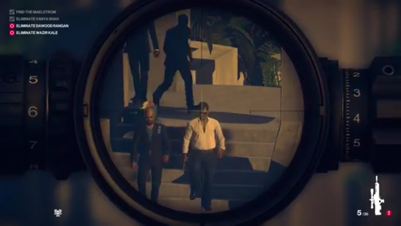 Hitman 2 - Mumbai - Chasing A Ghost - Master Difficulty - Sniper ...