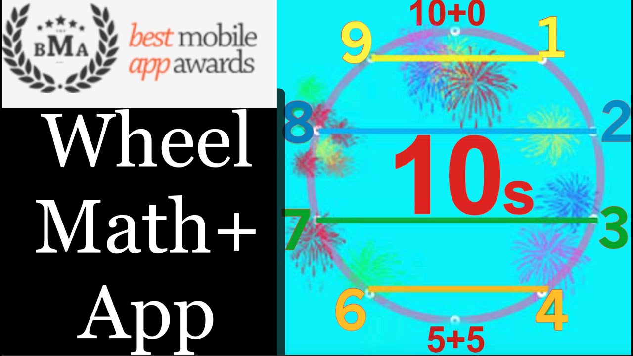 FREE WHEEL MATH app, visual fun way to play with math - YouTube