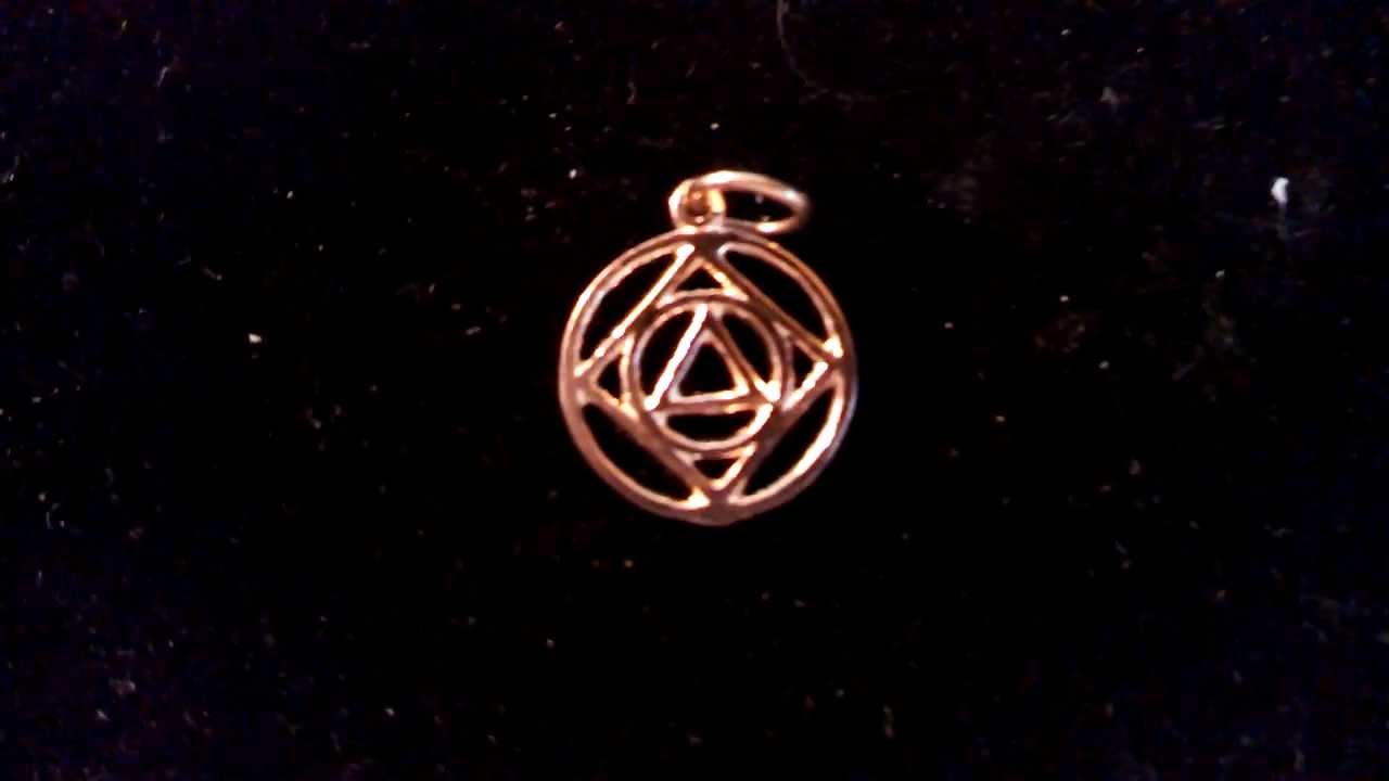 AA Alcoholics Anonymous & NA Narcotics Anonymous 14k Gold Small Dual ...