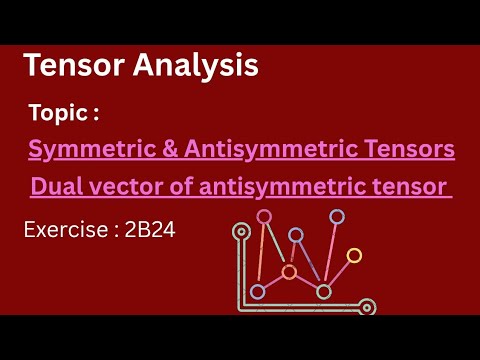 Symmetric and antisymmetric tensor | Dual vector of antisymmetric ...