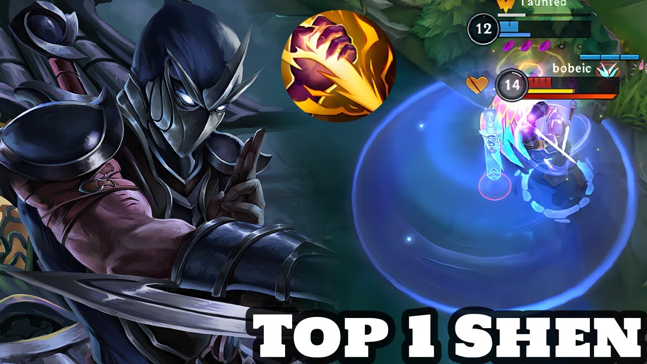 Wild Rift Shen - Top 1 Shen Jungle Gameplay Rank Challenger - YouTube