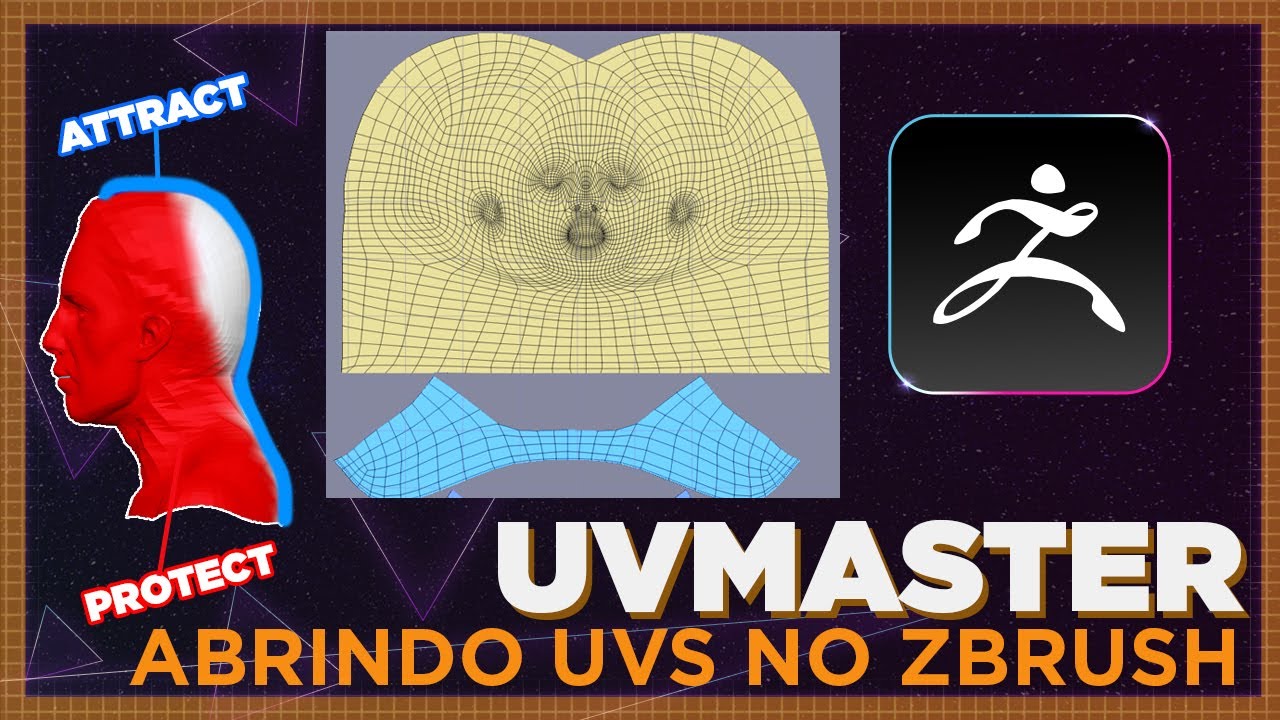 UVMaster, como abrir UV usando ZBrush | ZBrush Tutorial #035 - YouTube