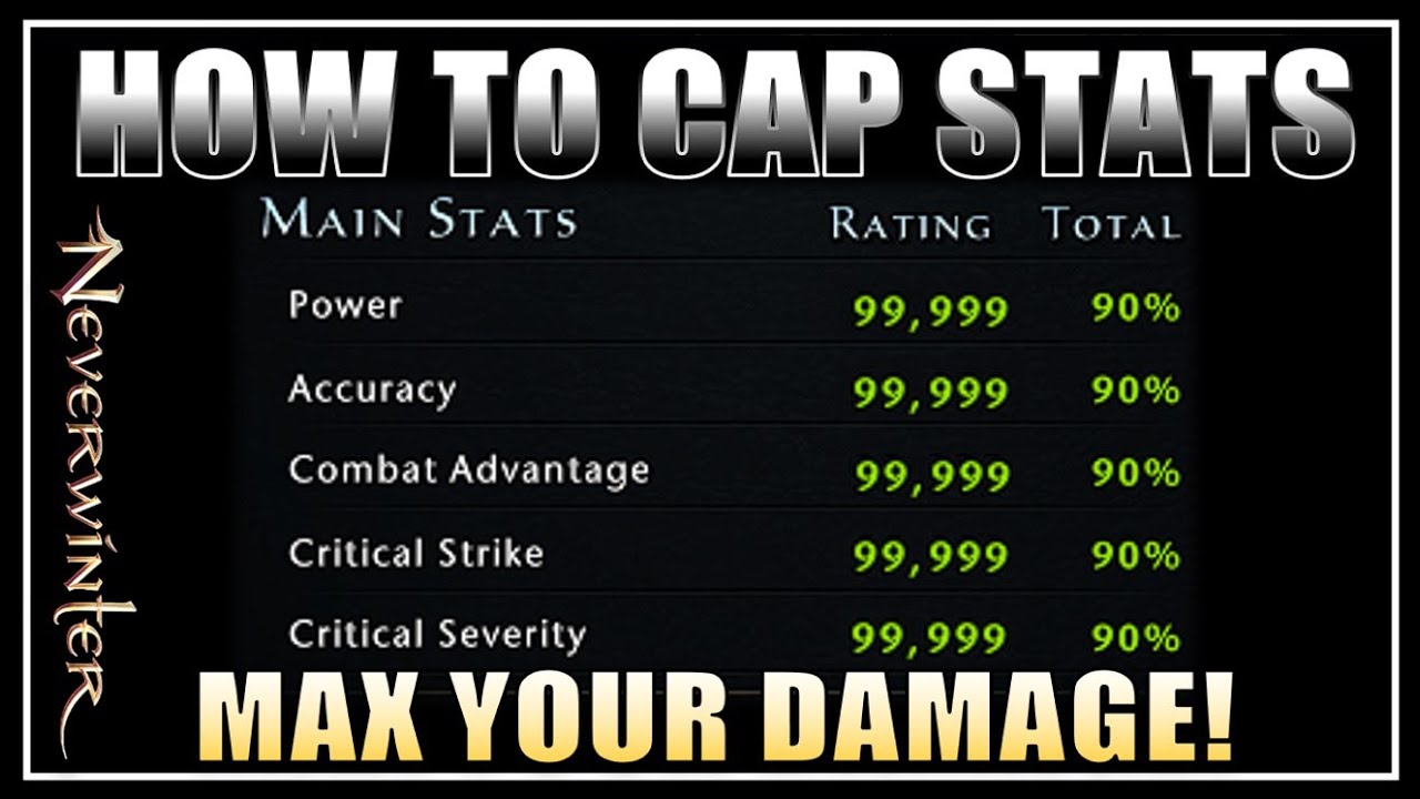 How to Easily get 90% in All Damage Stats! (what you're missing) Max your Damage! - Neverwinter ...