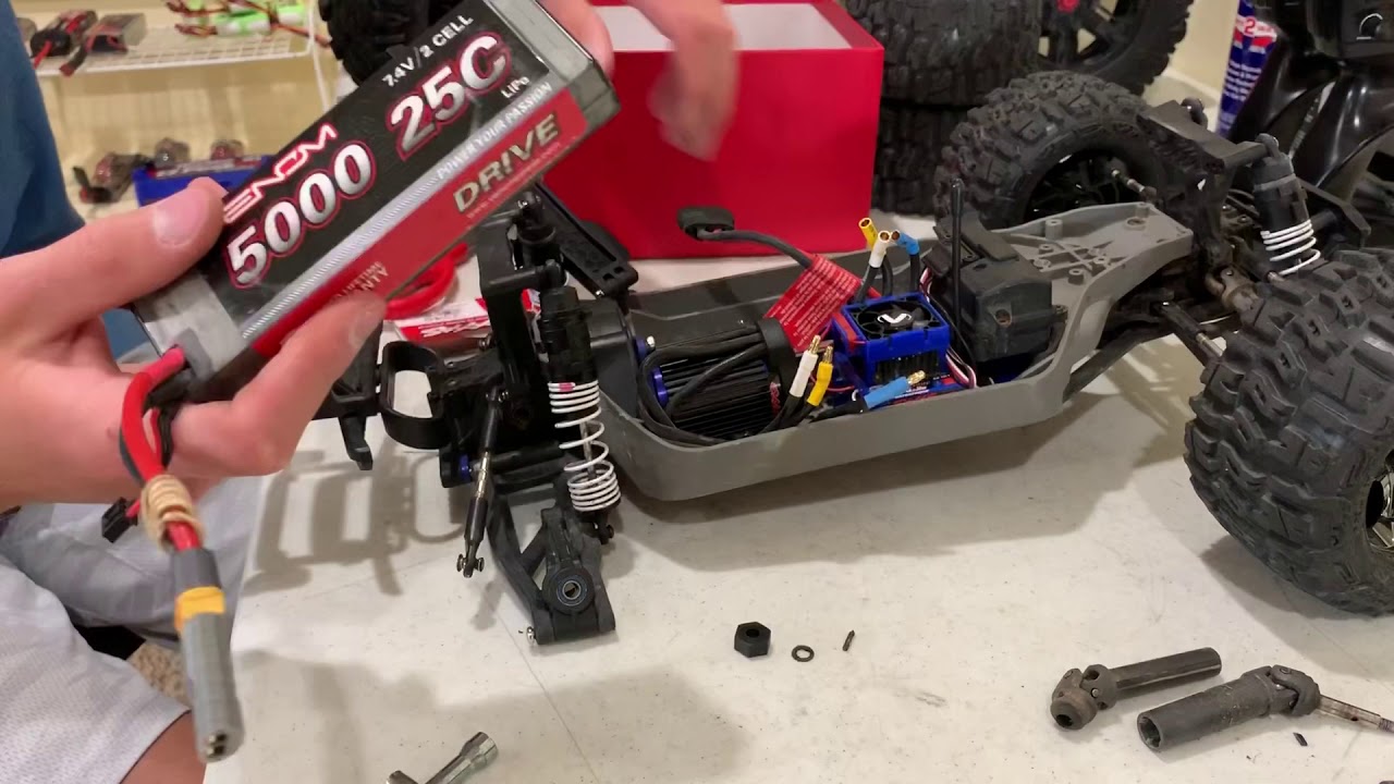 Traxxas rustler 4x4 vxl upgrades! - YouTube