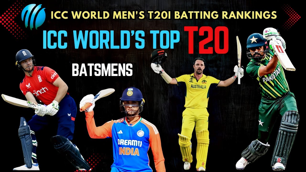 ICC Men's T20 Rankings | T20 Top Players 2025 - YouTube
