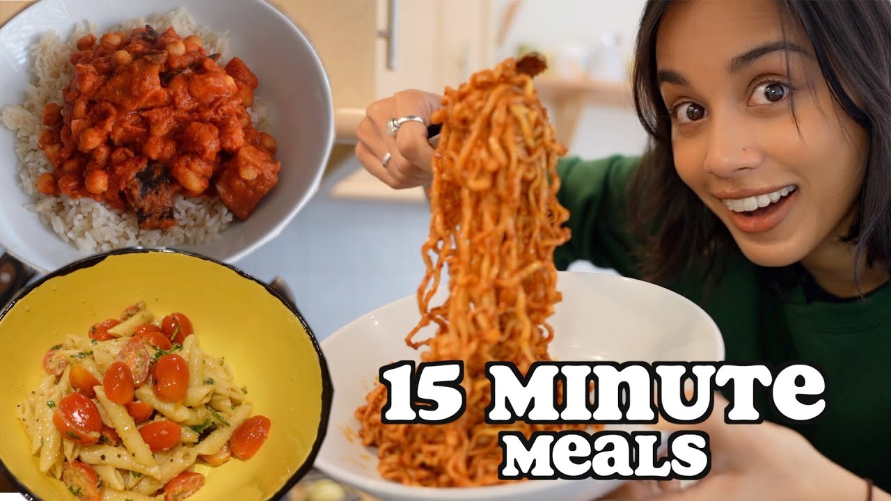 I tried making 15 minute meals for 24 hours - YouTube