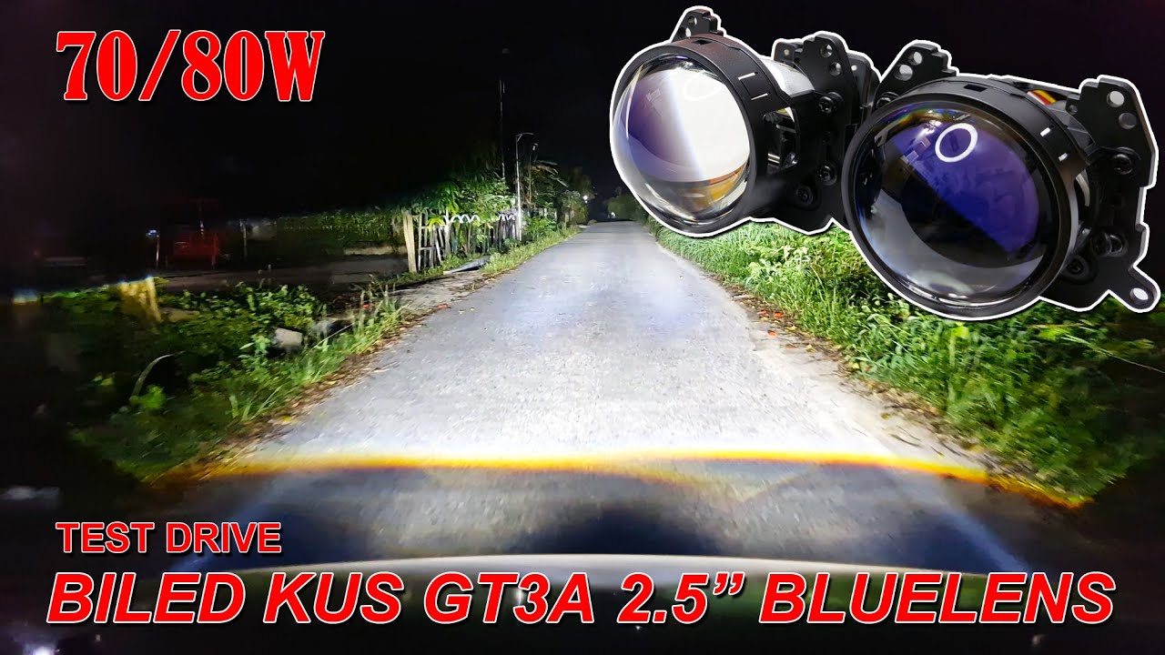Test Drive Biled KUS GT3A 70W 80W - YouTube