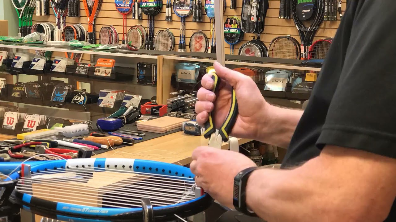 Time Lapse: How to String a Babolat Pure Drive Lite Tennis Racquet ...