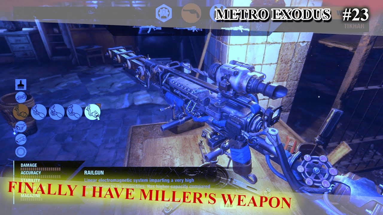 METRO EXODUS PART 23 | KIRILL THE KID | MILLER'S TIKHAR THE RAILGUN ...
