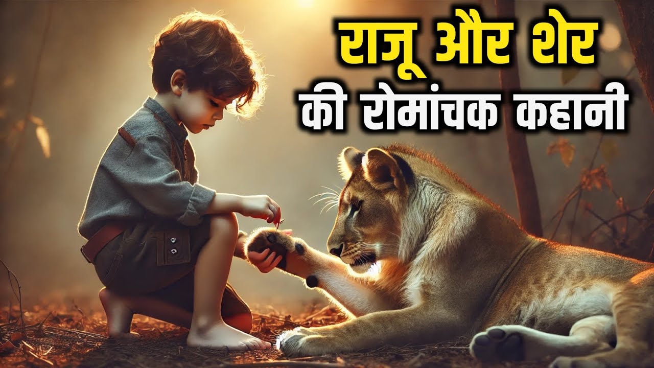 🔥|राजू और शेर की कहानी| Raju aur sher ki kahani|Motivational Story in ...