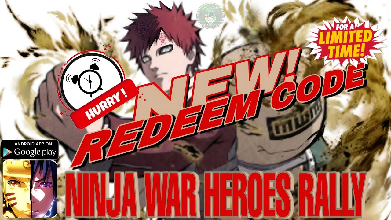 Ninja War: Heroes Rally Hurry! Limited Gift Code 🎁 #4 Ninja Assemble ...