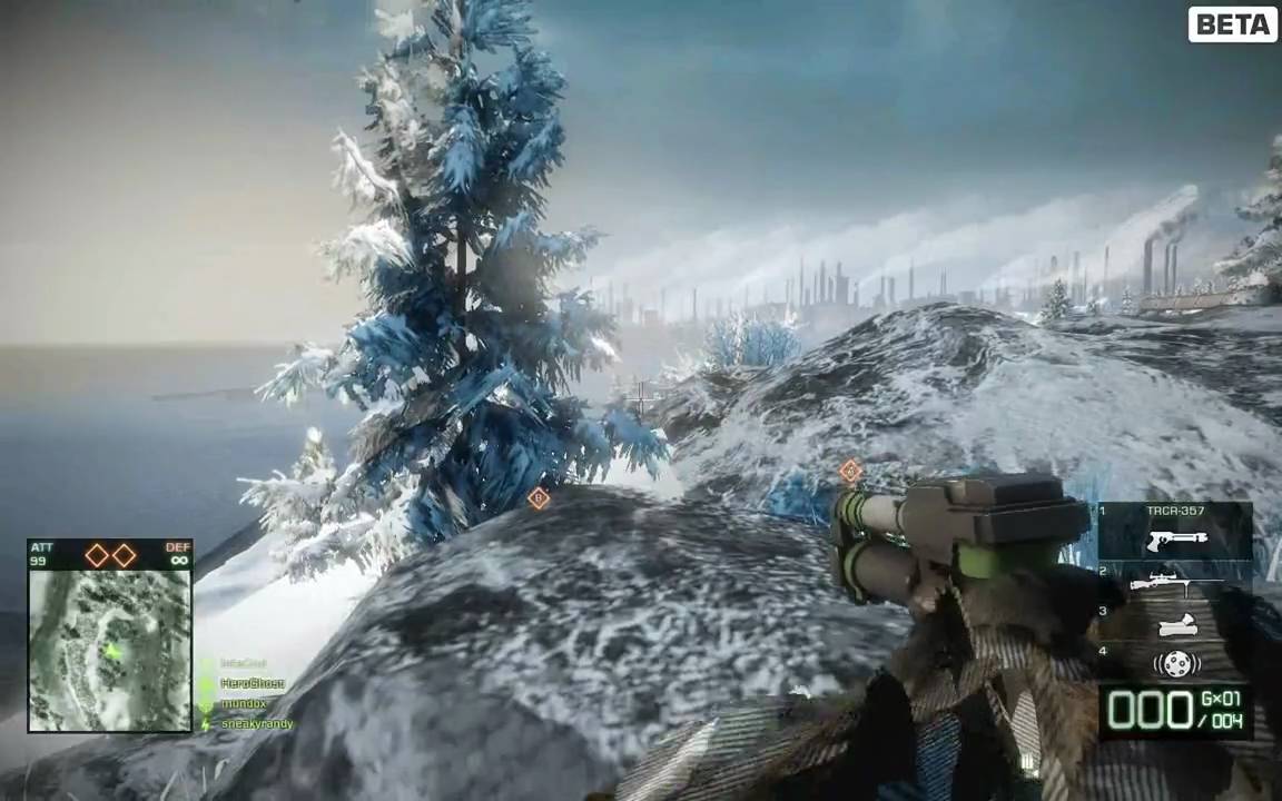 BFBC2: Tracing from long distances - YouTube