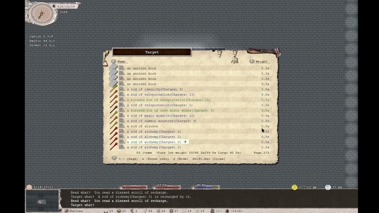 Elona 1.16 Snail Tourist EP21~Let's create Anciant books by rods of Alchemy! - YouTube