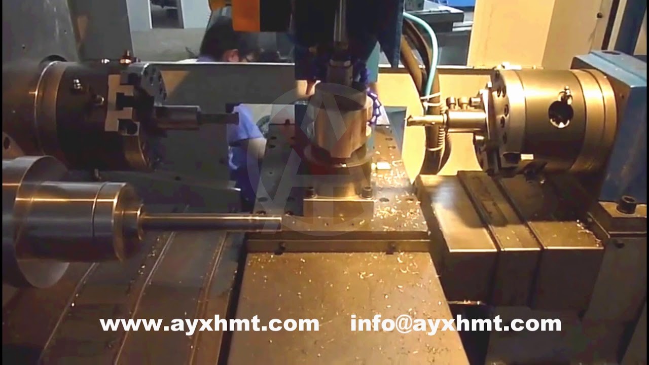 Borning machine piston production line - YouTube