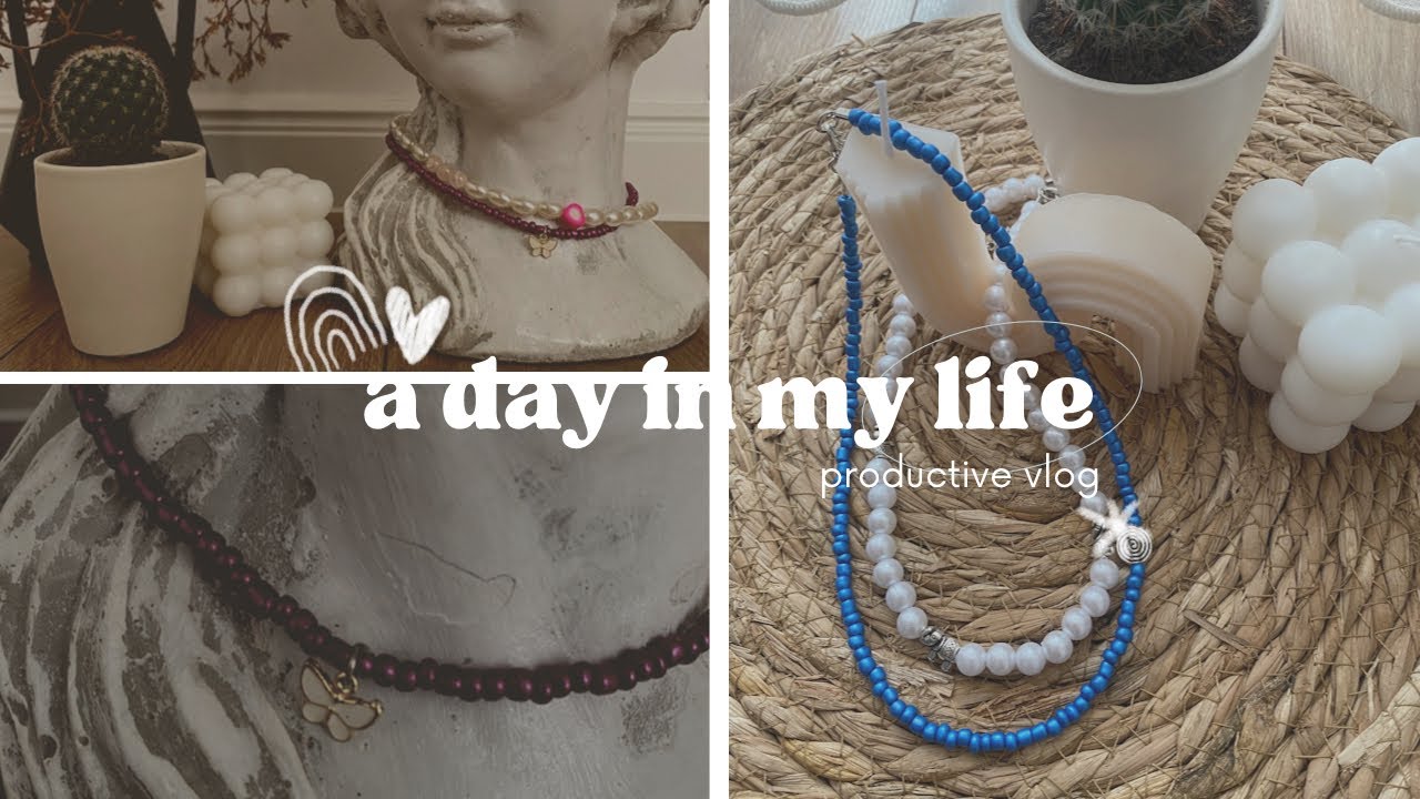 Studio Vlog 🍀 | Making Handmade Jewelry - YouTube