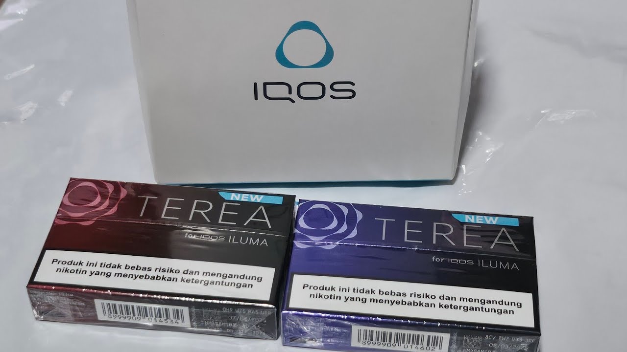YANG PERTAMA UNBOXING DUQ PRODUK TERBARU DARI IQOS YAITU TEREA BKACK ...