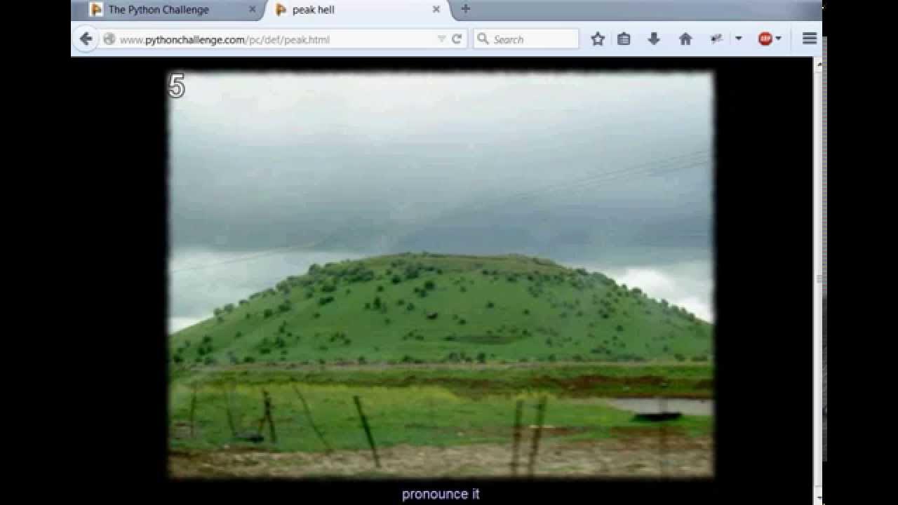 Python Challenge! 05 We're in a Peakhell! - YouTube