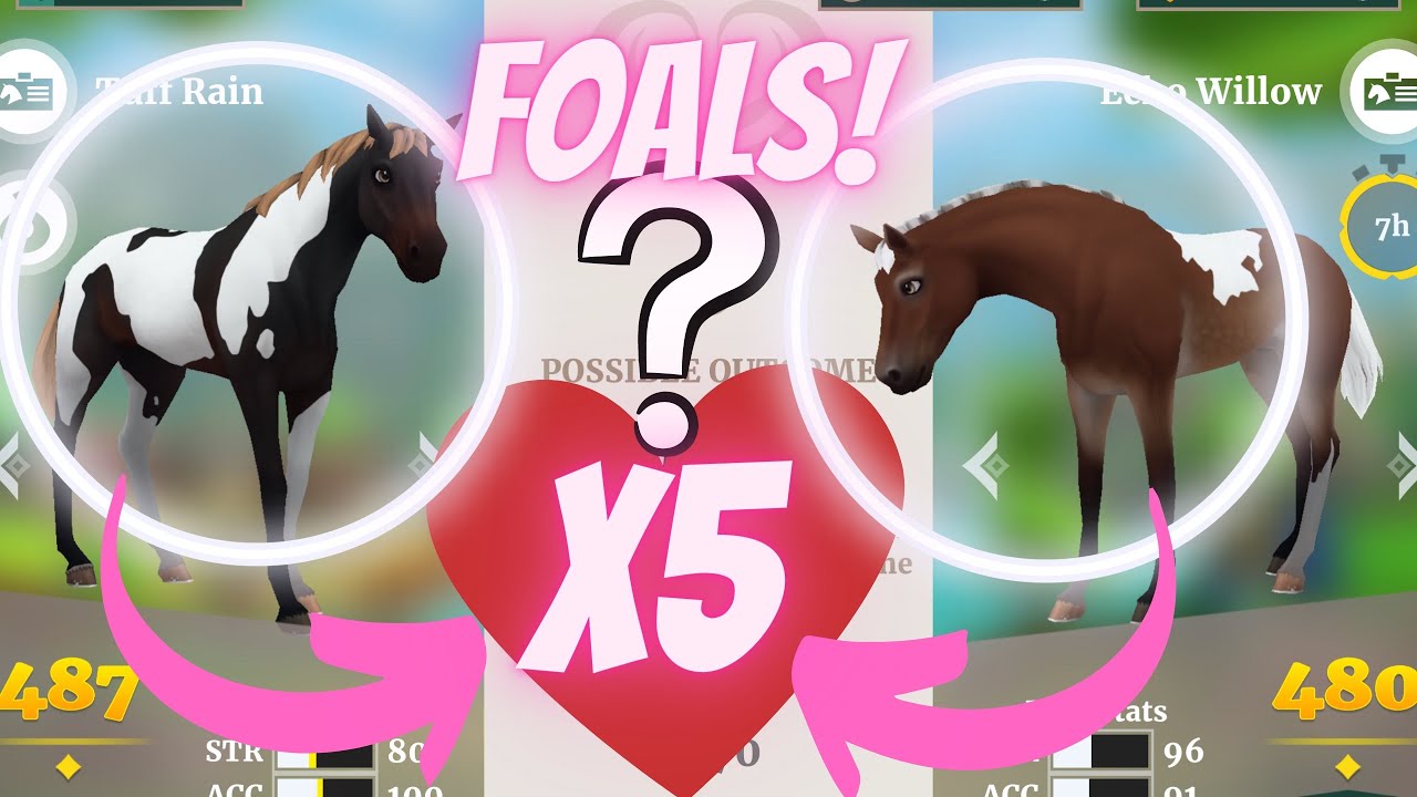 5 NEW unique coated foals! More breeding on...Wildshade: Fantasy Horse ...