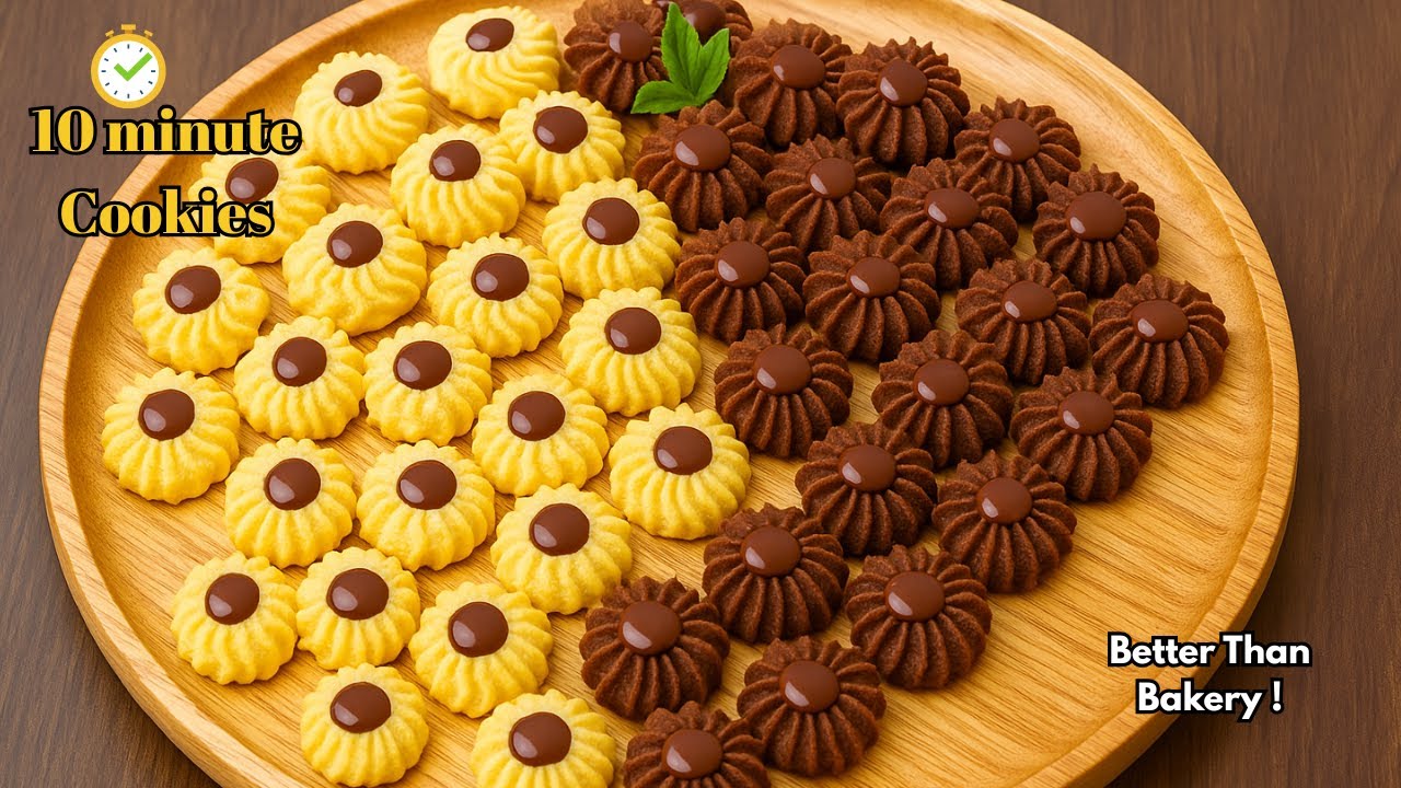 10-Minute Cookies That Everyone Will Love! | Easy Cookies Recipe - YouTube