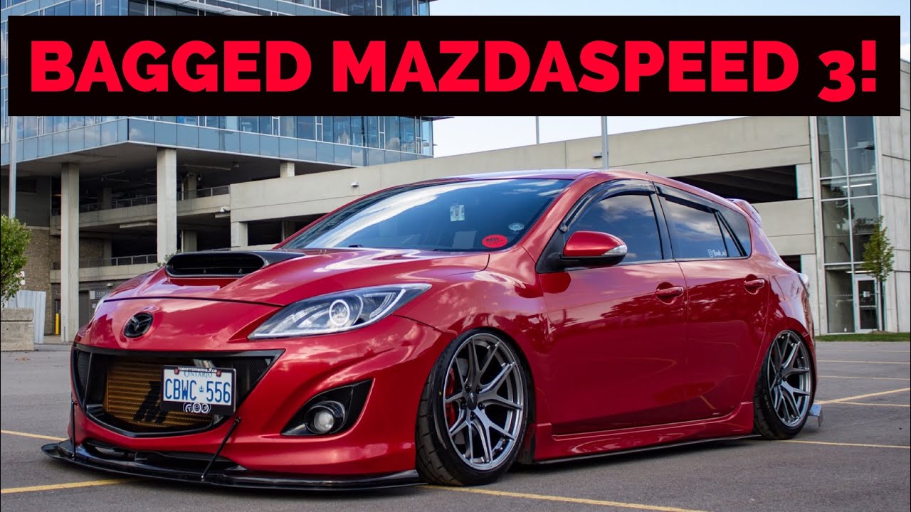 BAGGED BIG TURBO MAZDASPEED 3 FULL REVIEW! **INSANE BUILD** - YouTube