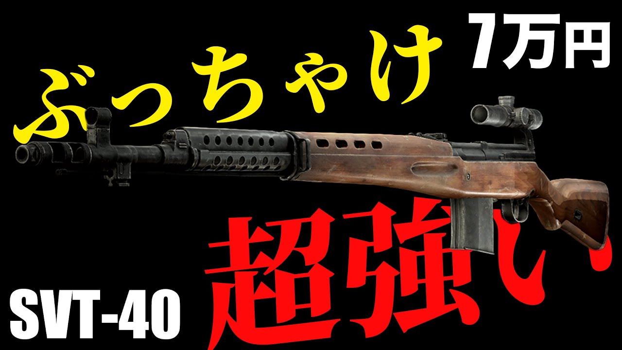 【タルコフ】まーーじで強い新武器SVT-40を解説します【7.62x54mmR】 - YouTube