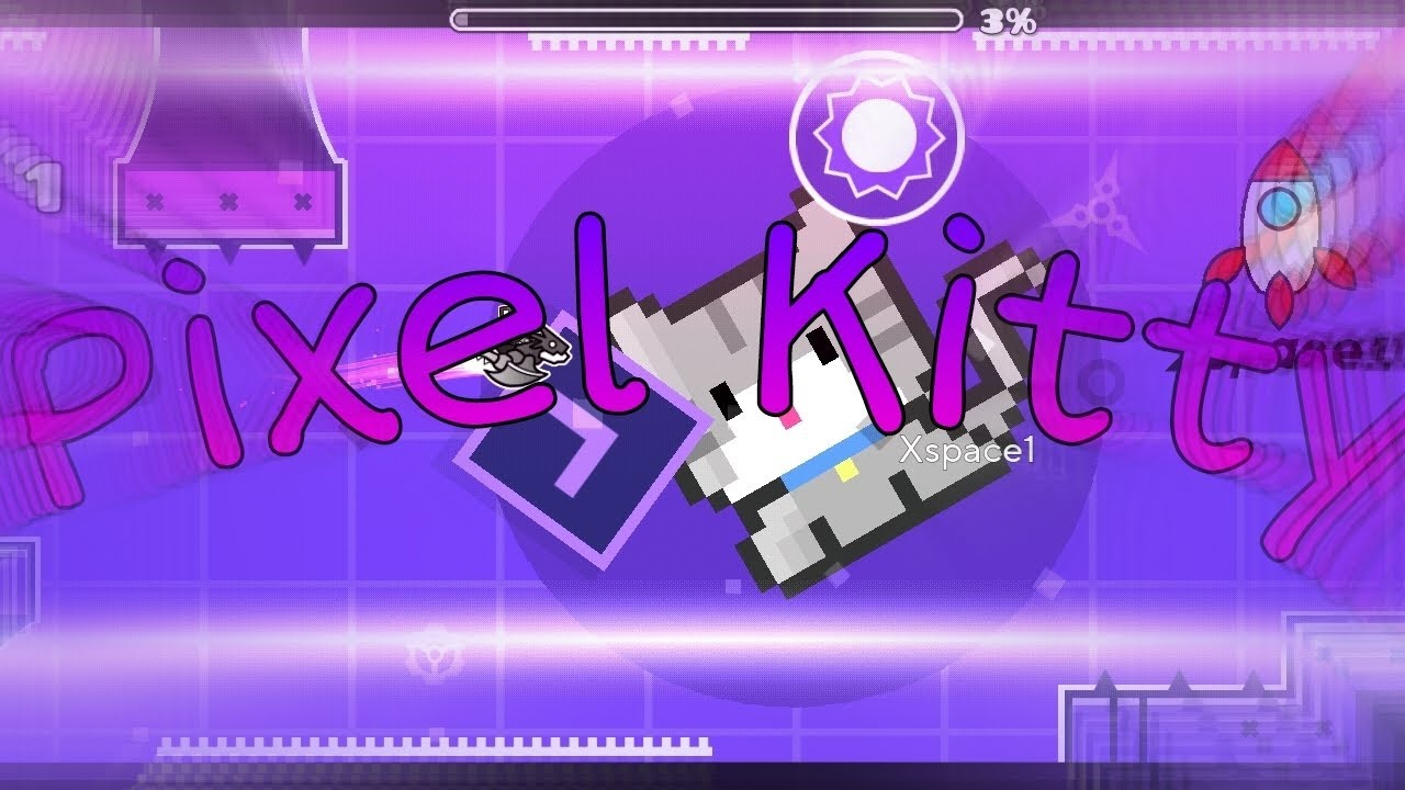 [SOLO] "Pixel Kitty" By Xspace1 || Geometry Dash 2.113 - YouTube