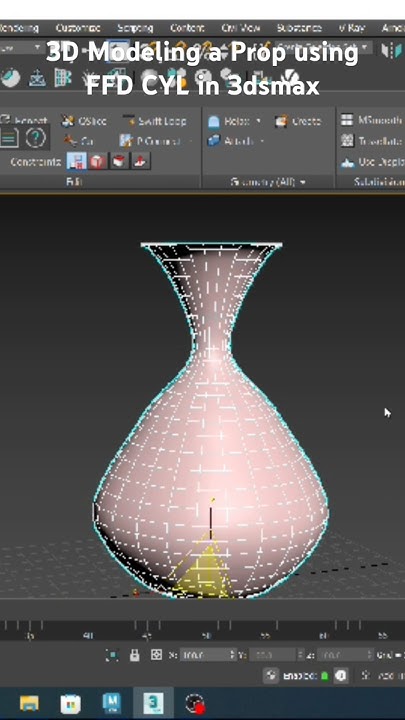 Create Stunning Prop using FFD CYL in 3dsmax | How to Model - YouTube