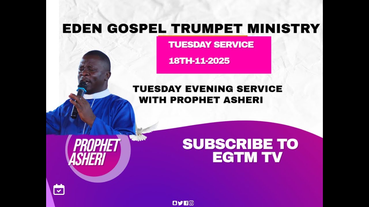 TUESDAY EVENING SERVICE WITH PROPHET ASHERI - YouTube
