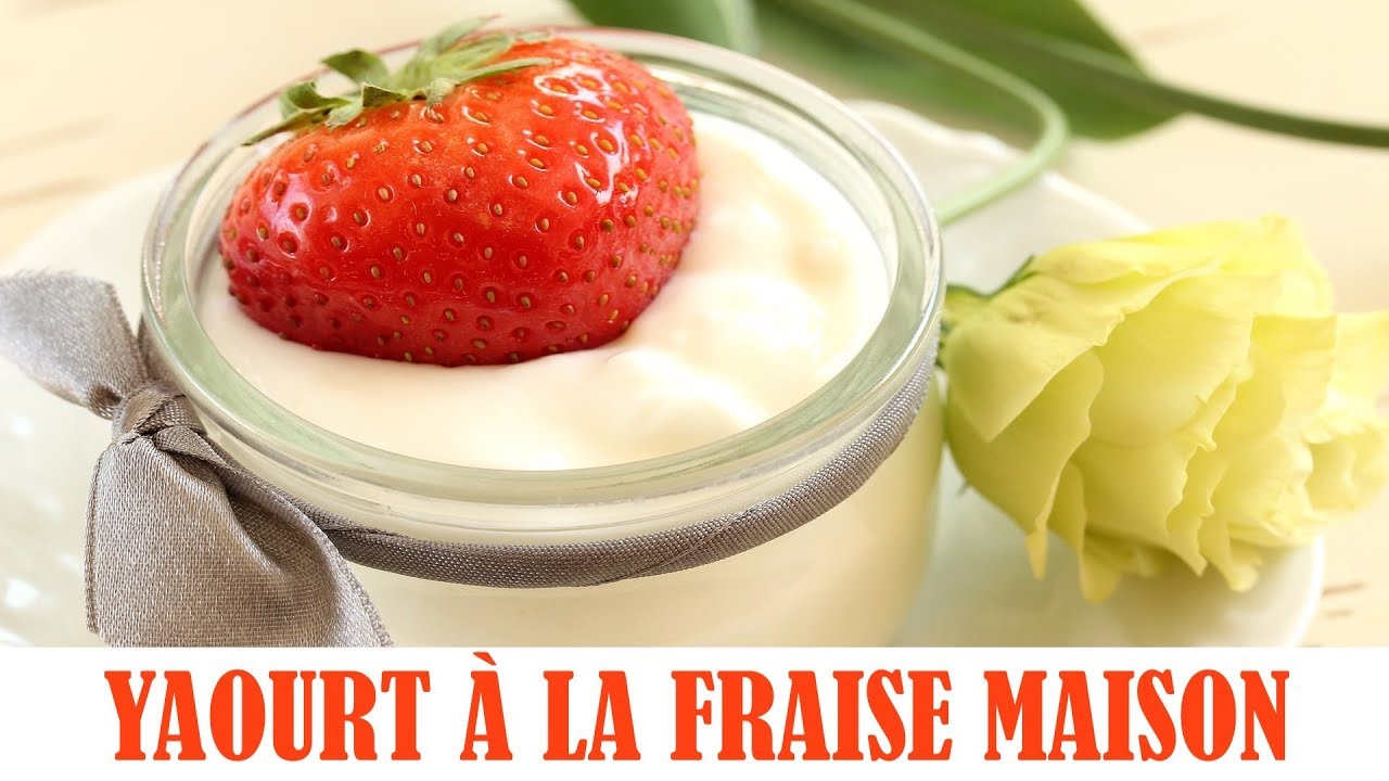 Yaourtière - Recette des yaourts à la fraise - YouTube