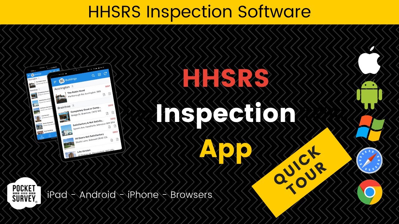 💥 HHSRS Health and Safety Inspections With PocketSurvey Surveying ...