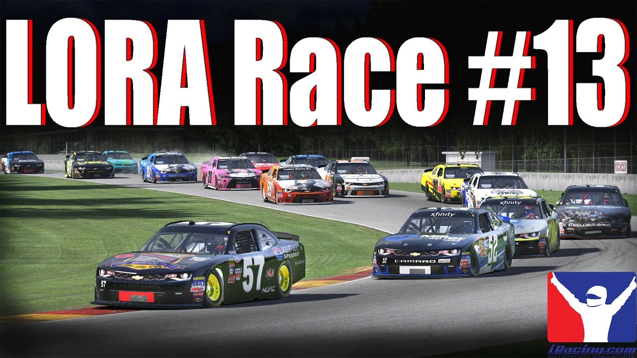 LORA Season 2 Race #13 | Xfinity Cars @ Road America | iRacing - YouTube