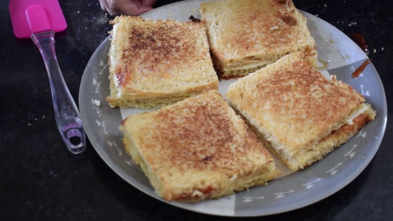 Bread Tikki Cheese Sandwich Recipe | Bread Tikki Sandwich by Punjabi ...