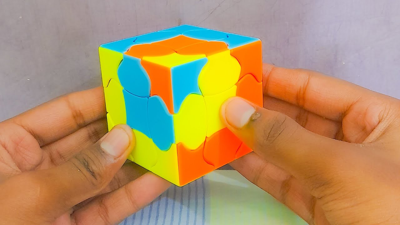 How to cube in a cube in a cube pattern fluffy rubik's cube - YouTube