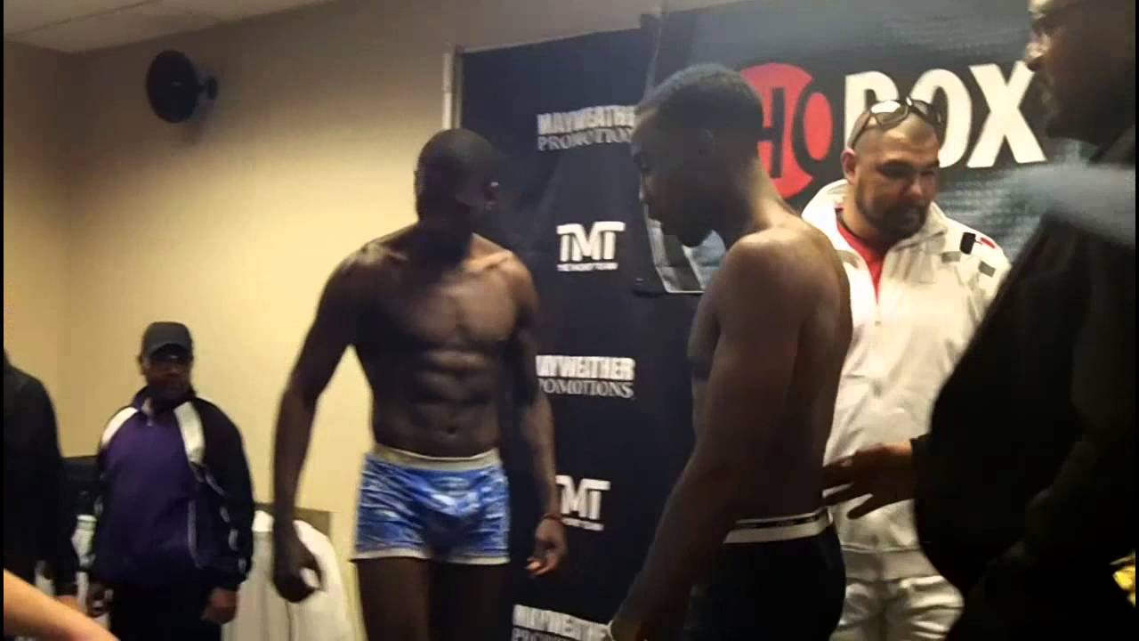 TMT star Mickey Bey vs Carlos Cardenas weigh in EsNews Boxing - YouTube