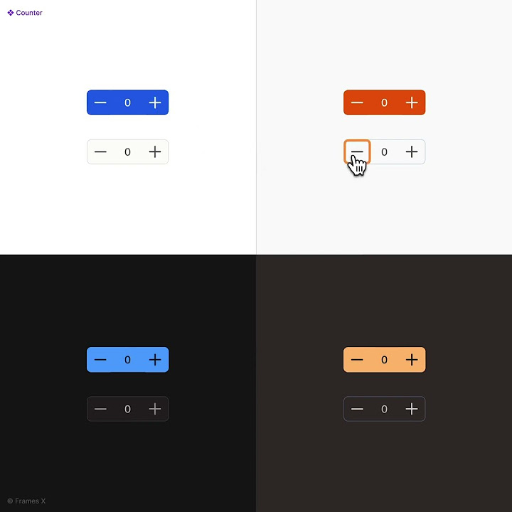 Interactive Counter UI Component in Figma #uidesign #figmauikit - YouTube