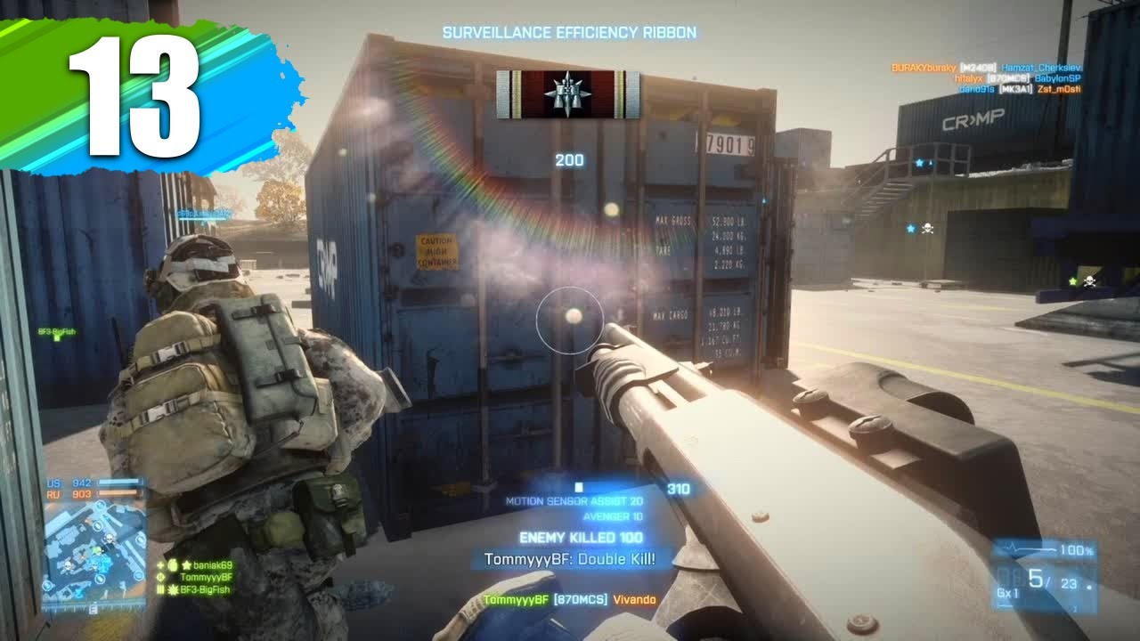 Battlefield 3: Multiplayer Gameplay - Road to Max Rank #13 - YouTube