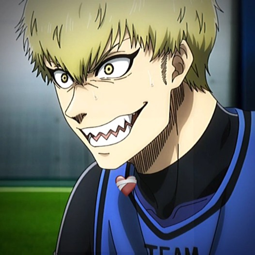 Jingo Raichi Smile 🗿☠🤫#bluelock #edit #short #football #anime #smile # ...