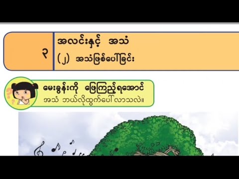 Grade 3 Science (၃) အလင်းနှင့် အသံ(၂) အသံဖြစ်ပေါ်ခြင်း Myanmar New ...