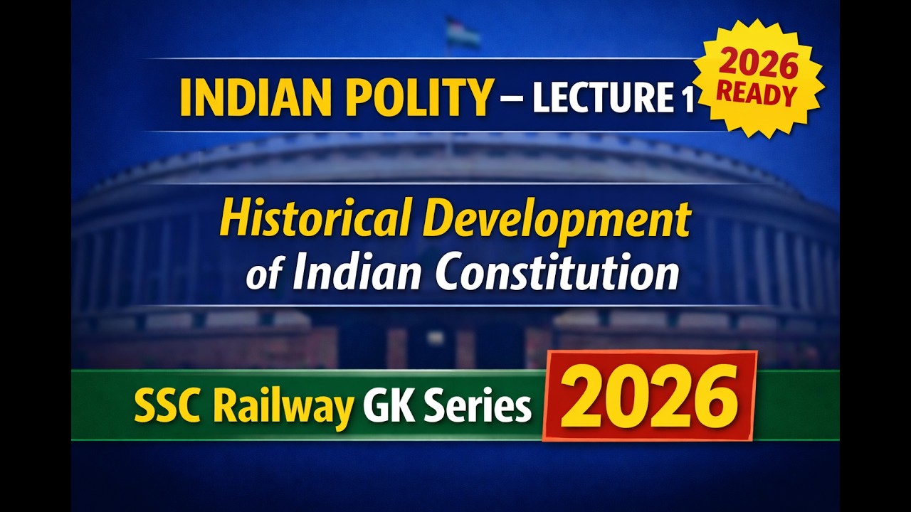 Indian Polity Lecture 1 – Historical Development of Indian Constitution ...