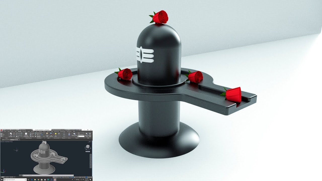 How to Create Shivling | AutoCad Tutorial - YouTube
