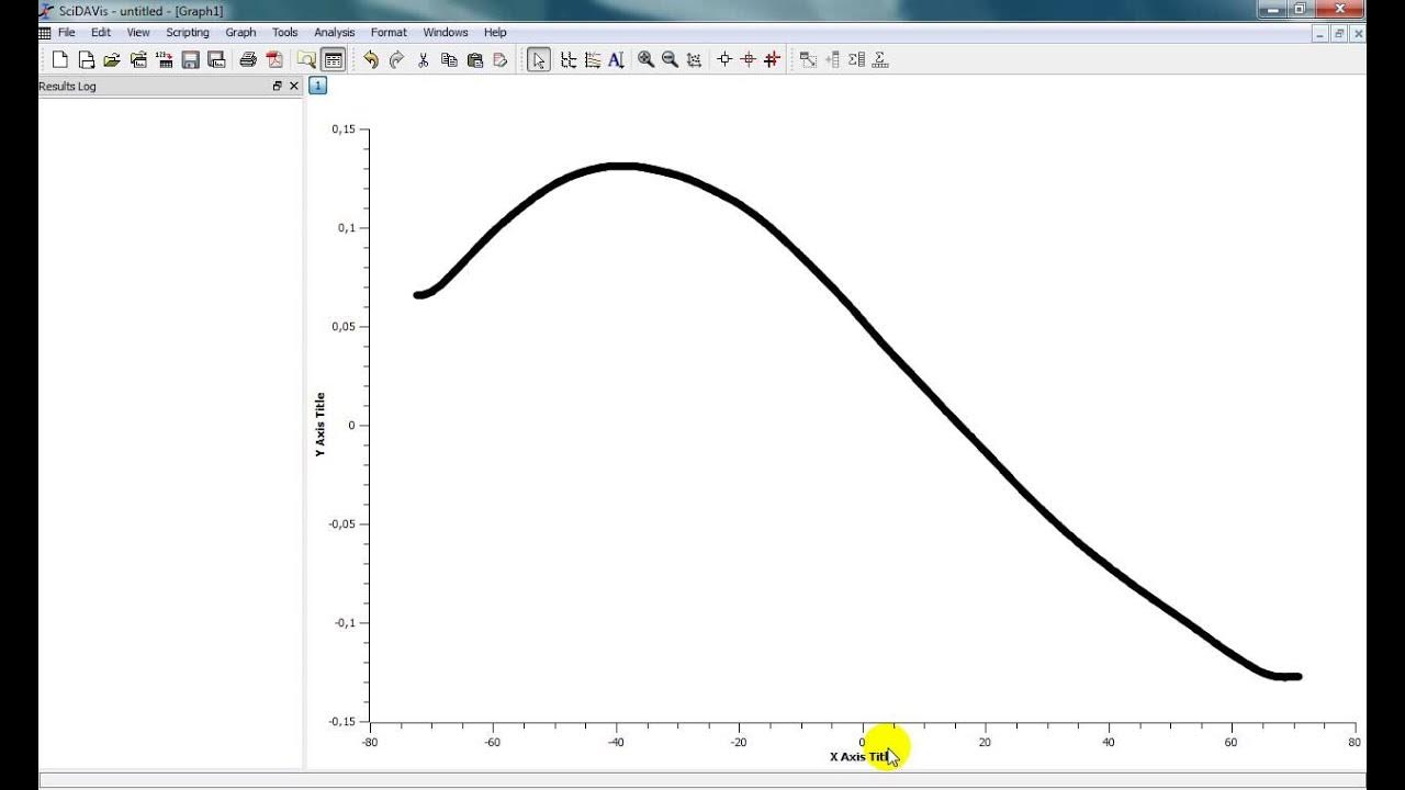 Gráfico 2D (perfil de velocidade) no SciDAVis (Importando arquivo .DAT) - YouTube