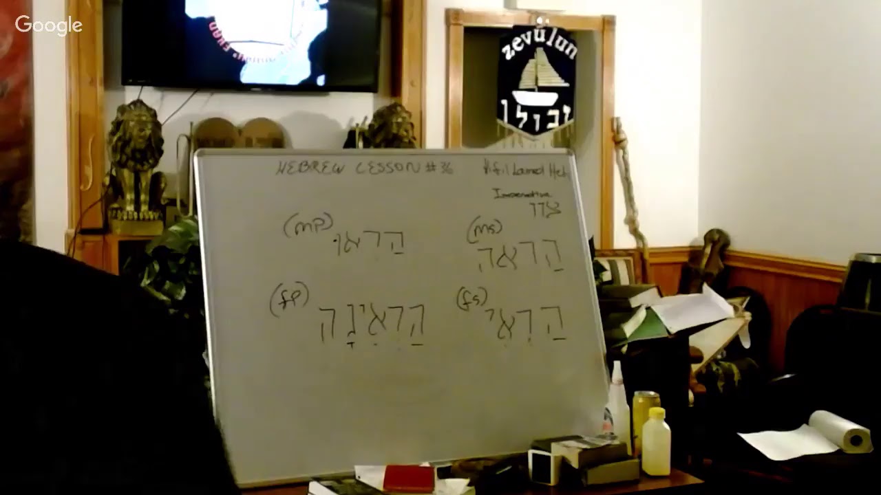 HEBREW LESSON 36 HIFIL-LAMED HEY - YouTube