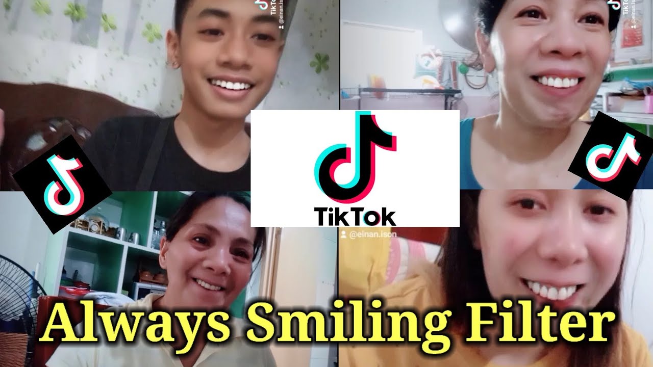Always Smiling Filter | Tiktok - YouTube