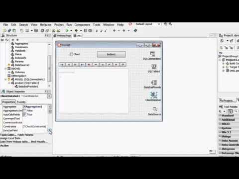 dbexpress with sql server database delphi empbarcadero part1‬ - YouTube