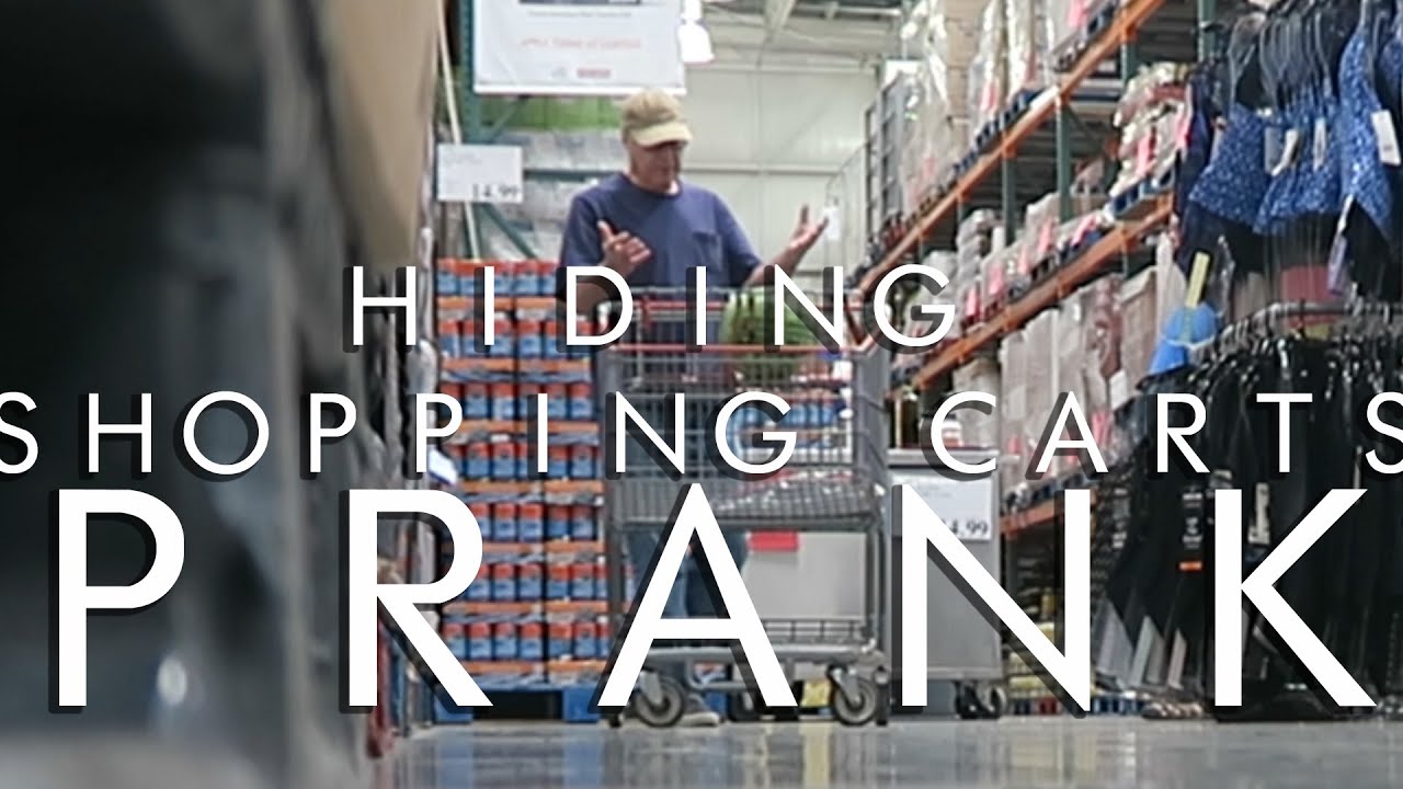 Hiding Shopping Carts PRANK!! - YouTube