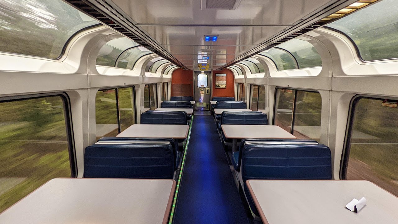 10/23/2021 - Amtrak Lounge Car 33006 Ride Along - YouTube