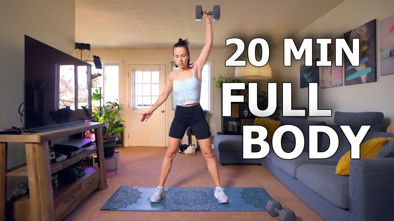 Get Bikini-Ready with This Quick 20 Minute FULL BODY Dumbbell Workout ...