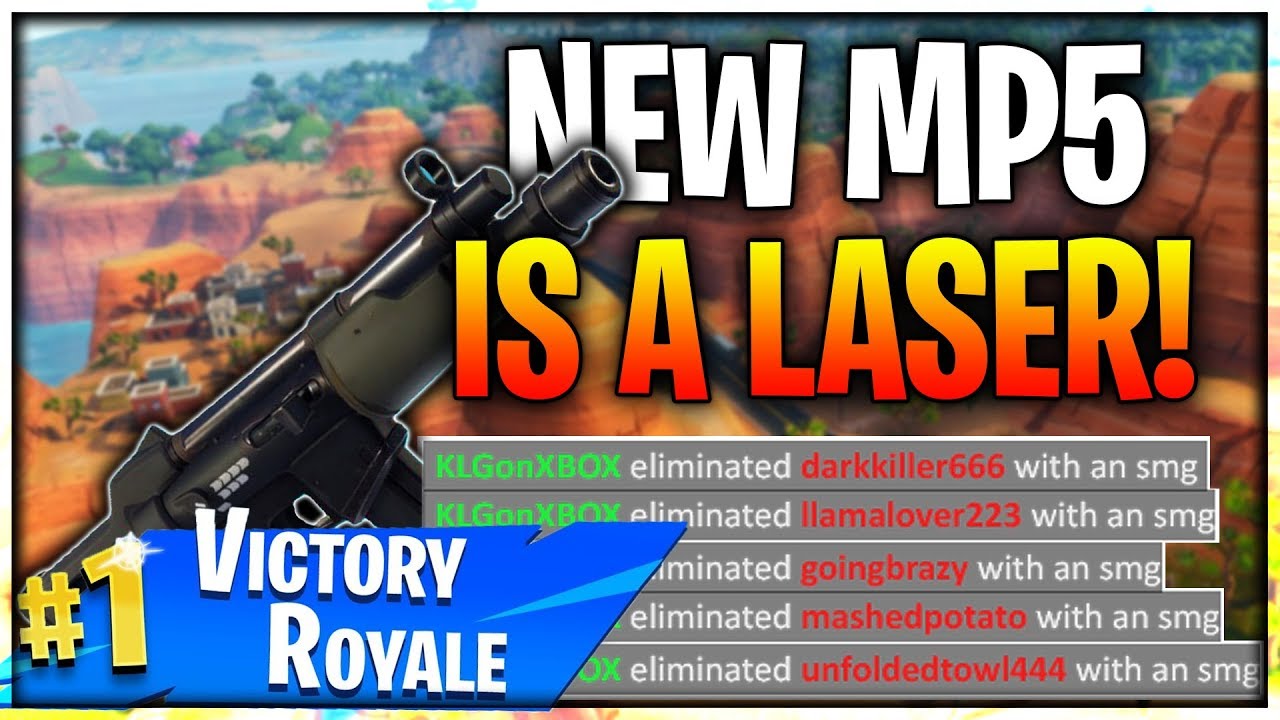 NEW MP5 IS THE BEST GUN IN FORTNITE?! (NEW MP5 SMG GAMEPLAY) - YouTube