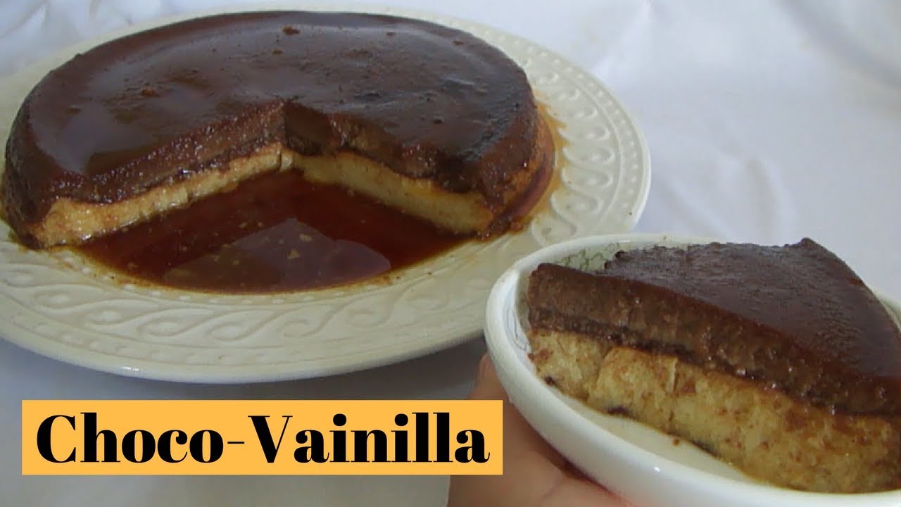 Quesillo 2 sabores Choco vainilla flan - YouTube