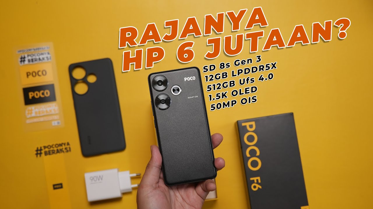 Hape Flagship Harga Midrange ?! Unboxing Poco F6 Resmi Indonesia - YouTube